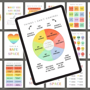 Anxiety Coping Skills Flashcards Workbook Digital or Printable ...