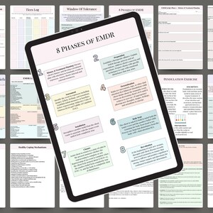 EMDR Bundle, EMDR Worksheets, Emd Tools, Emdr Interweaves, Counseling ...