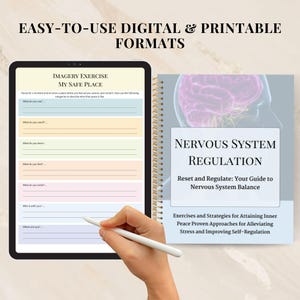 Nervous System Regulation Therapy Workbook for Therapist, Polyvagal ...
