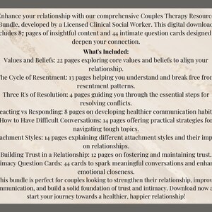 Couples Therapy Resource Bundle,couples Counseling,communication Tools ...