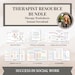 Therapy Resource Counseling Worksheets Bundle School Counselor Tools ...