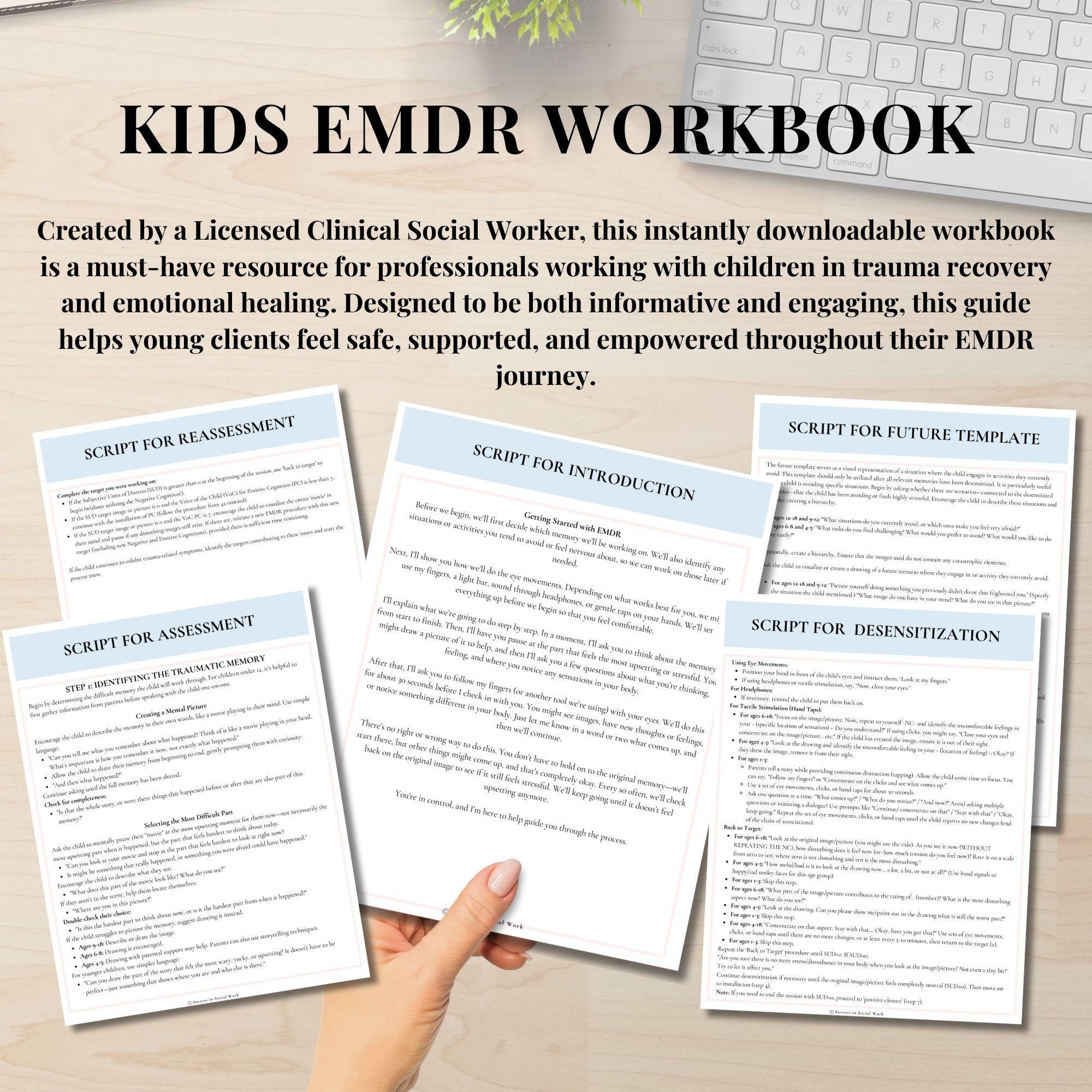 EMDR for Kids, EMDR Worksheets,emdr Tools,emdr Interweaves,trauma ...