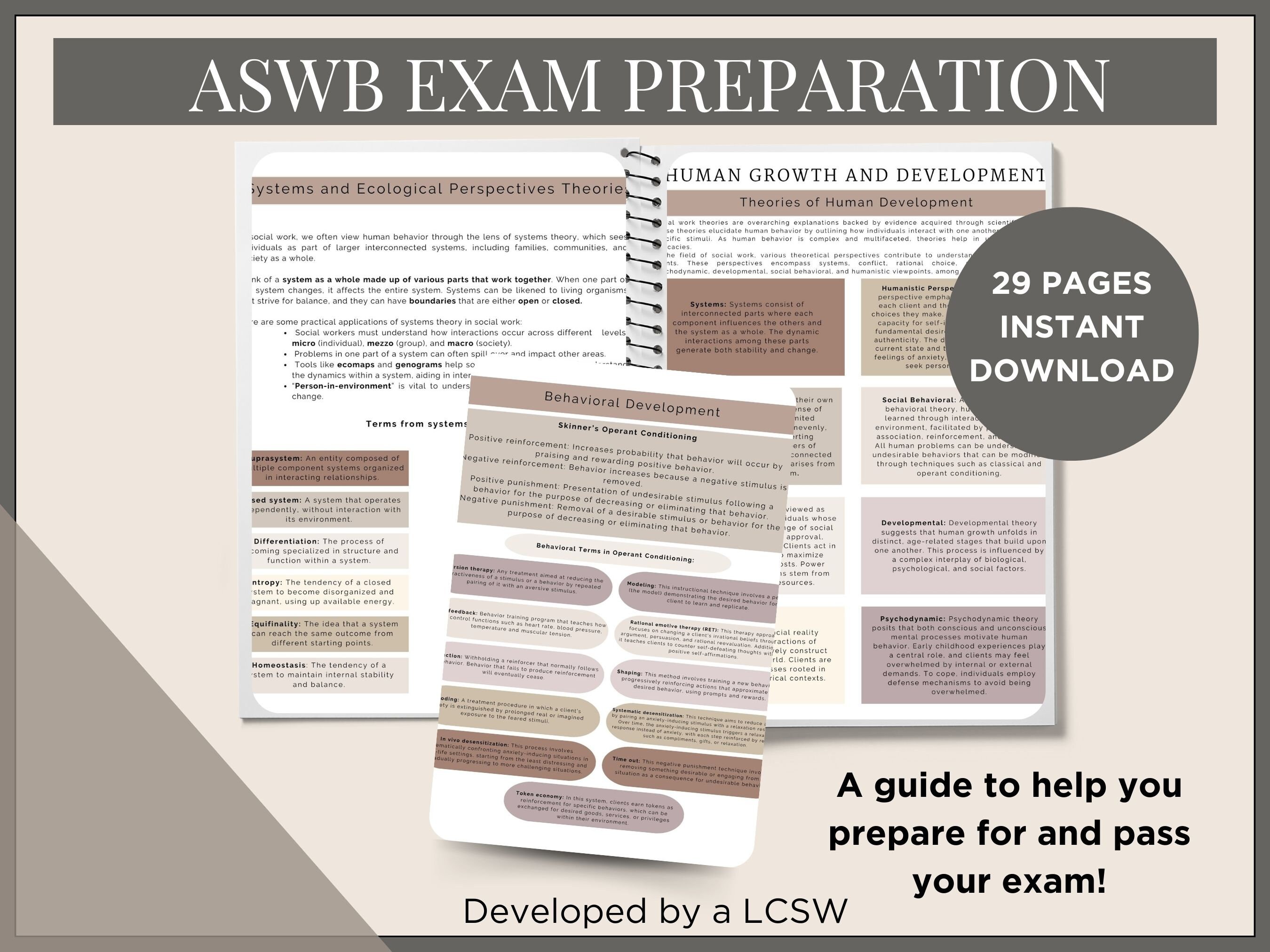 Social Work Study Guide,human Development& Behavior,msw Study Guide ...