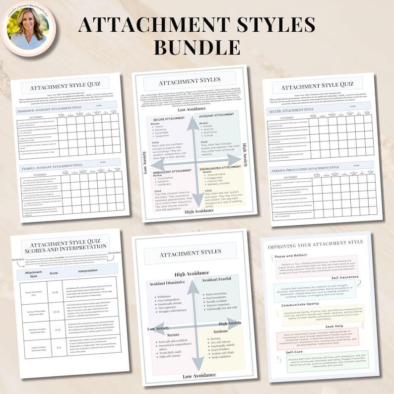 Rewire Your Attachment Style Therapy Workbook Attachment Theory Cheat ...