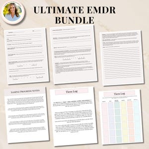 EMDR Bundle, EMDR Worksheets, Emd Tools, Emdr Interweaves, Counseling ...