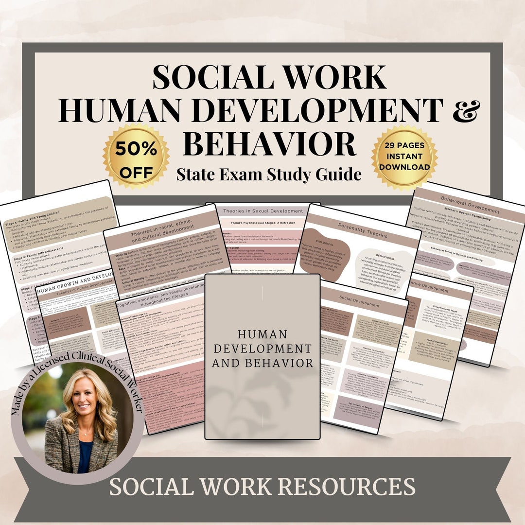 Social Work Study Guide,human Development& Behavior,msw Study Guide ...