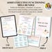 ADHD Executive Functioning Worksheets,adhd Worksheets,kids Teen Coping ...