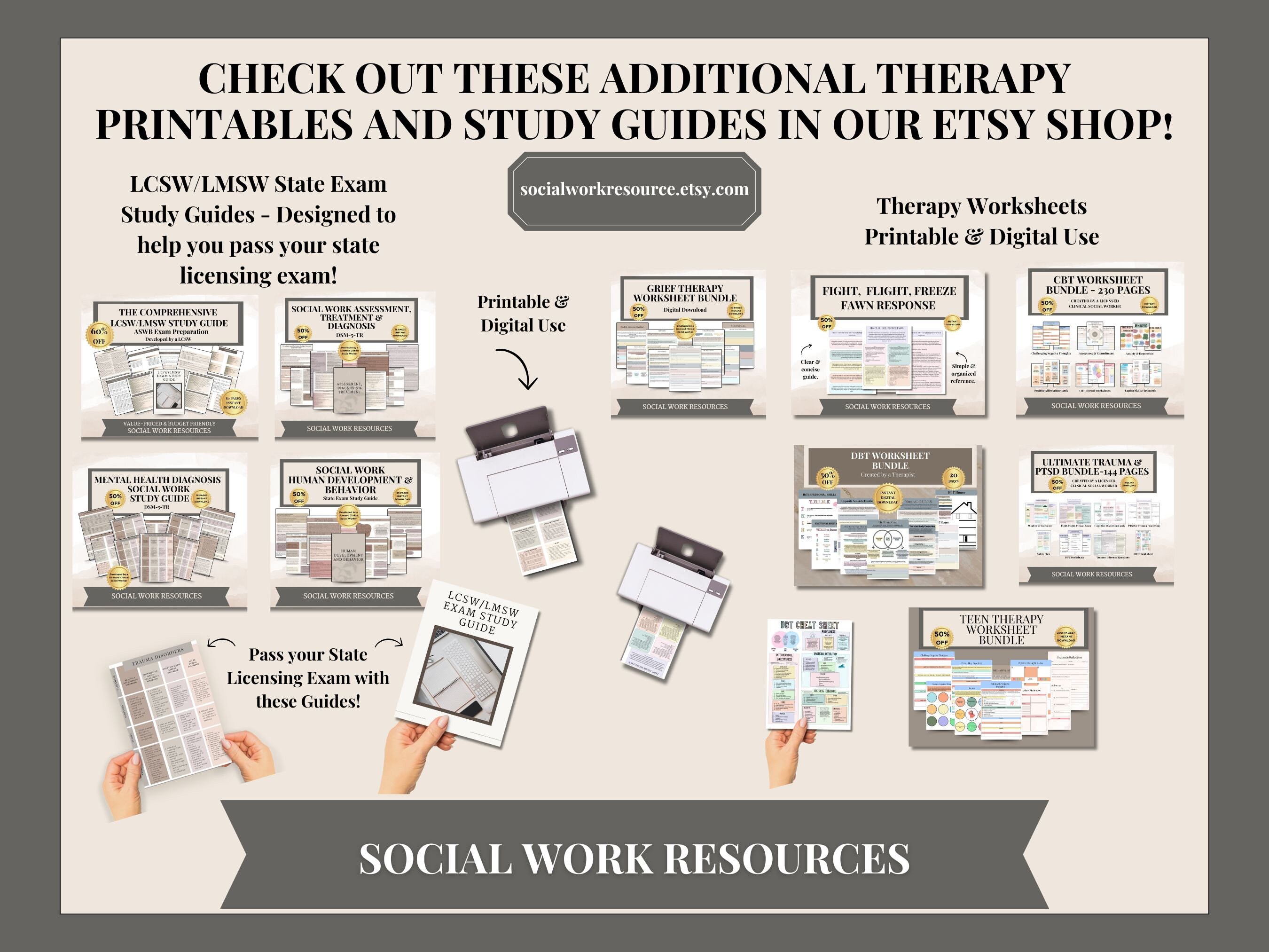 Trauma Therapy Bundle, Anxiety Coping Skill Card, Therapy Worksheets ...