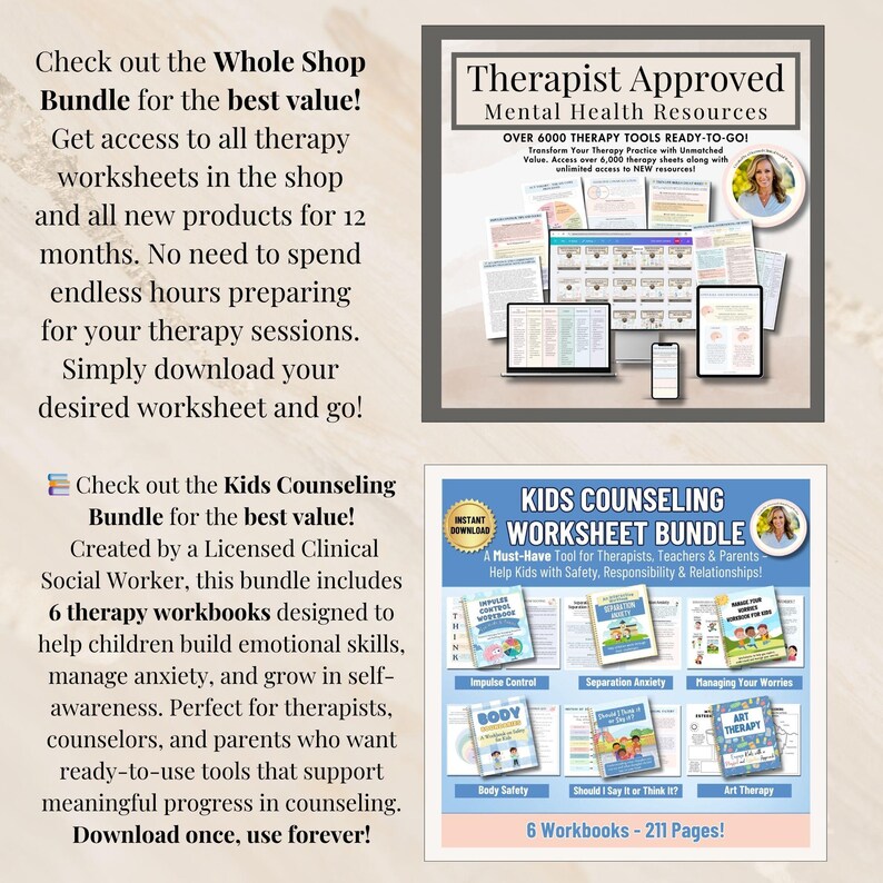 Anxiety Workbook for Kids, Kids Anxiety Coping Skills for Calming ...