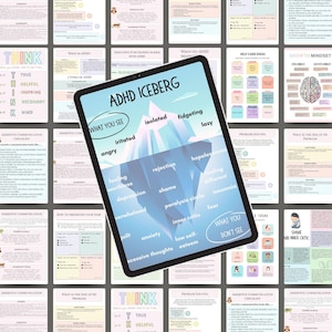 ADHD Executive Functioning Worksheets,adhd Worksheets,kids Teen Coping ...