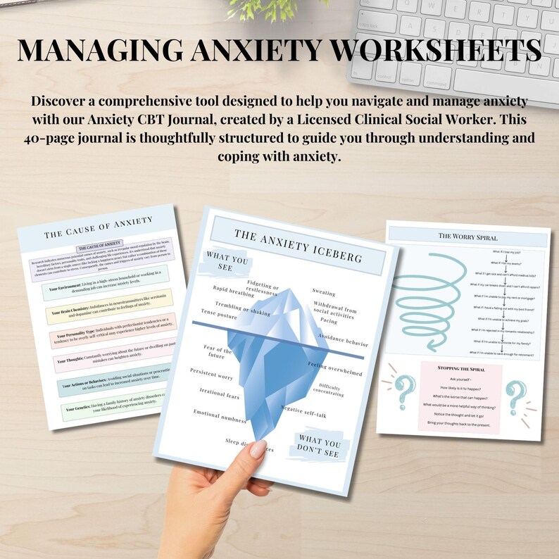 Anxiety Coping Skills, Anxiety Journal, Mental Health Journal ,wellness ...