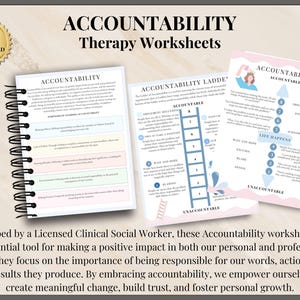 Accountability Worksheets for Teens and Adults Self-blame Vs ...