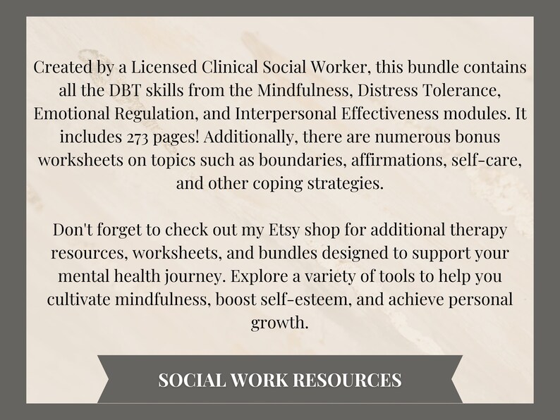 DBT MEGA BUNDLE, Dbt Workbook, Dbt Skills, Counselling Resources ...