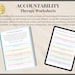 Accountability Worksheets for Teens and Adults Self-blame Vs ...