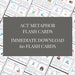 ACT Metaphors, Acceptance Therapy Metaphor Flash Cards, Commitment ...