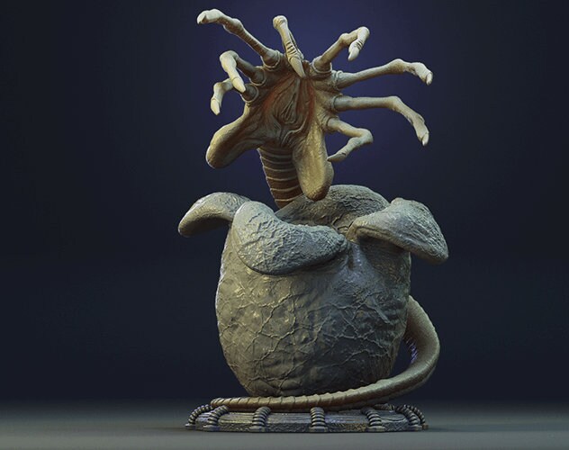 Alien Facehugger STL, Facehugger 3D Model, Facehugger 3D Print Files ...