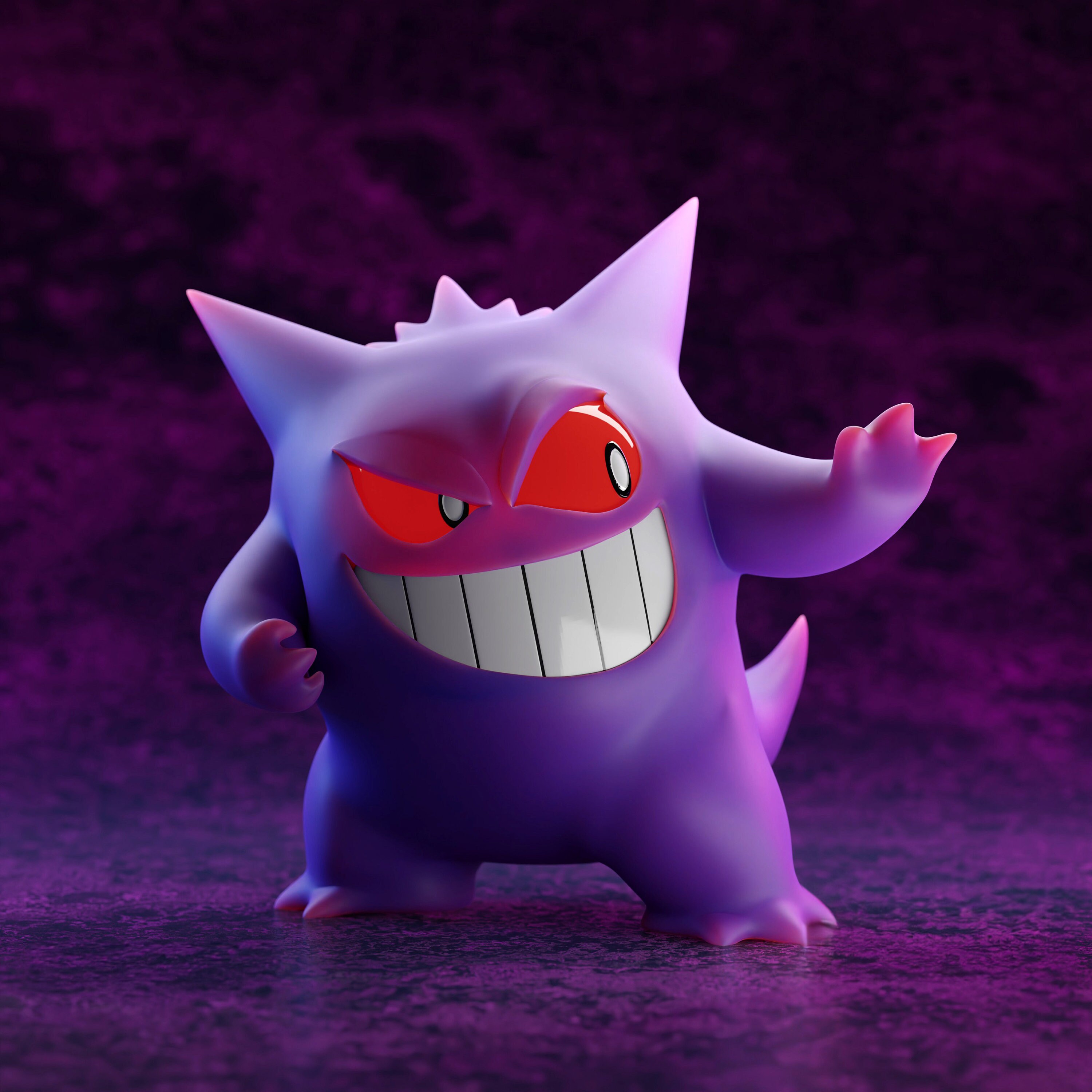 Gengar STL Pack Gengar 3D Model Pack Gengar 3D Print Files - Etsy New ...
