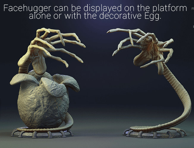 Alien Facehugger STL, Facehugger 3D Model, Facehugger 3D Print Files ...
