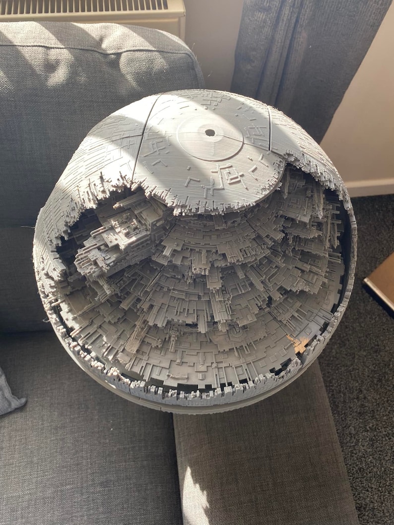 Star Wars Death Star 3D Model Print File Star Wars Death Star - Etsy ...