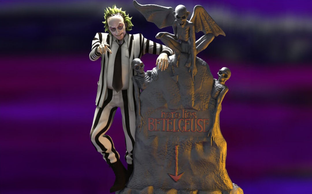 Beetlejuice STL, Beetlejuice 3D Model, Beetlejuice 3D Print Files ...
