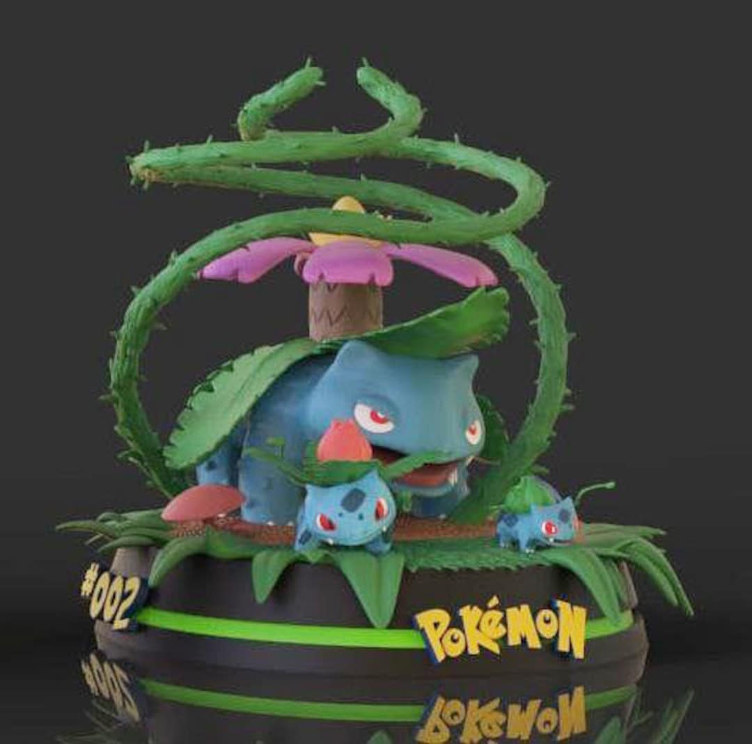 Venusaur STL Venusaur 3D Model Venusaur 3D Print Files - Etsy