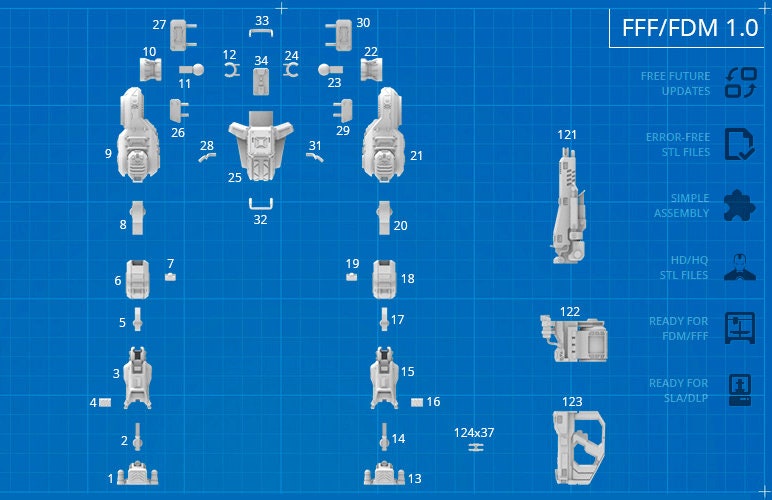 Titanfall BT 7274 Stl Titanfall BT 7274 3D Model Titanfall - Etsy
