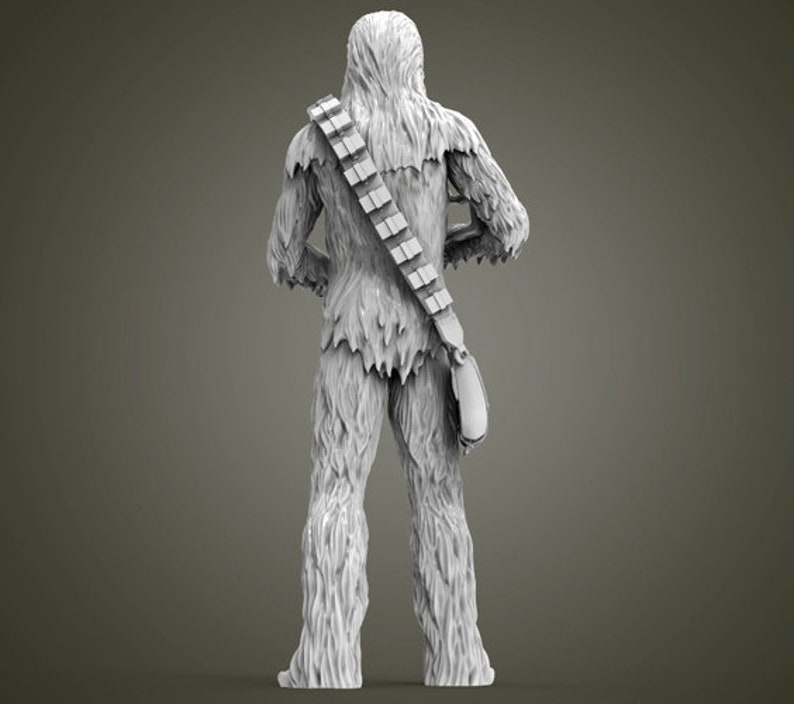 Star Wars Chewbacca 3D Model Print File Chewbacca Figure Stl - Etsy