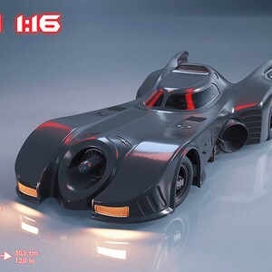 Batmobile 1989 STL Batmobile Figure Batmobile 3D Model - Etsy