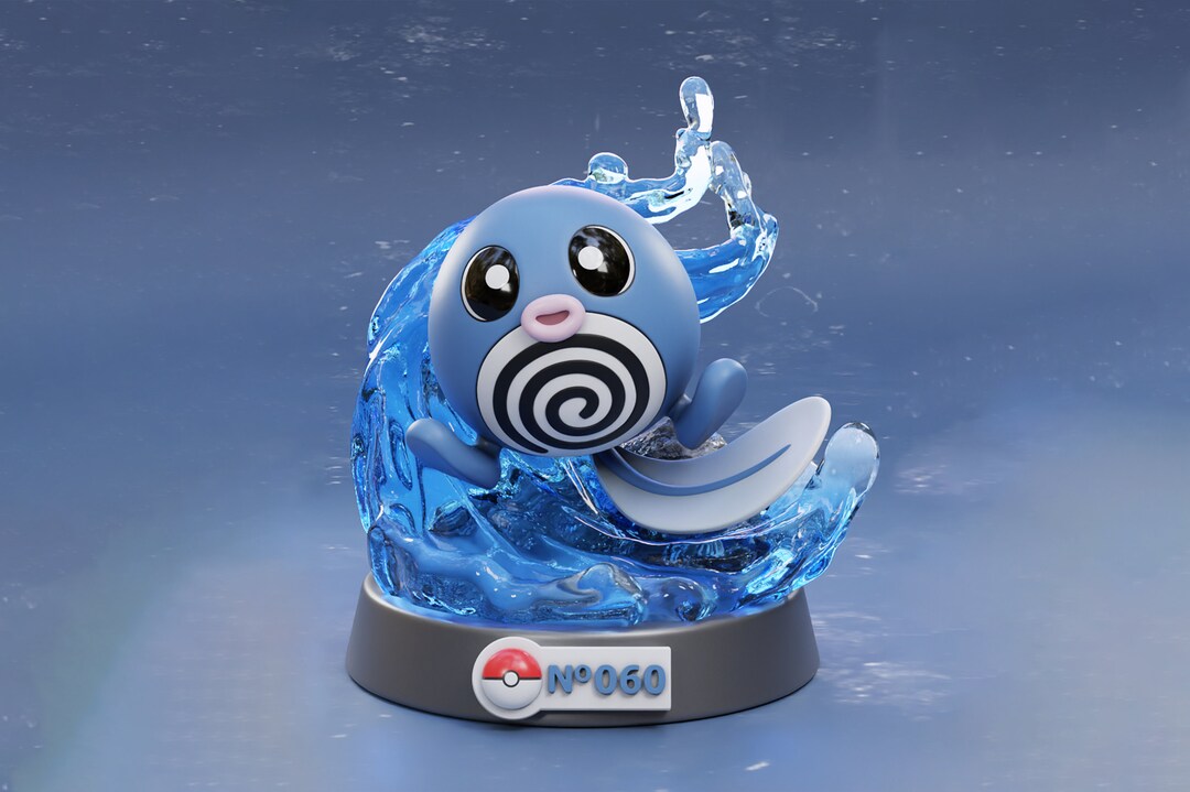Poliwag STL Poliwag 3D Model Poliwag 3D Print Files Poliwag - Etsy