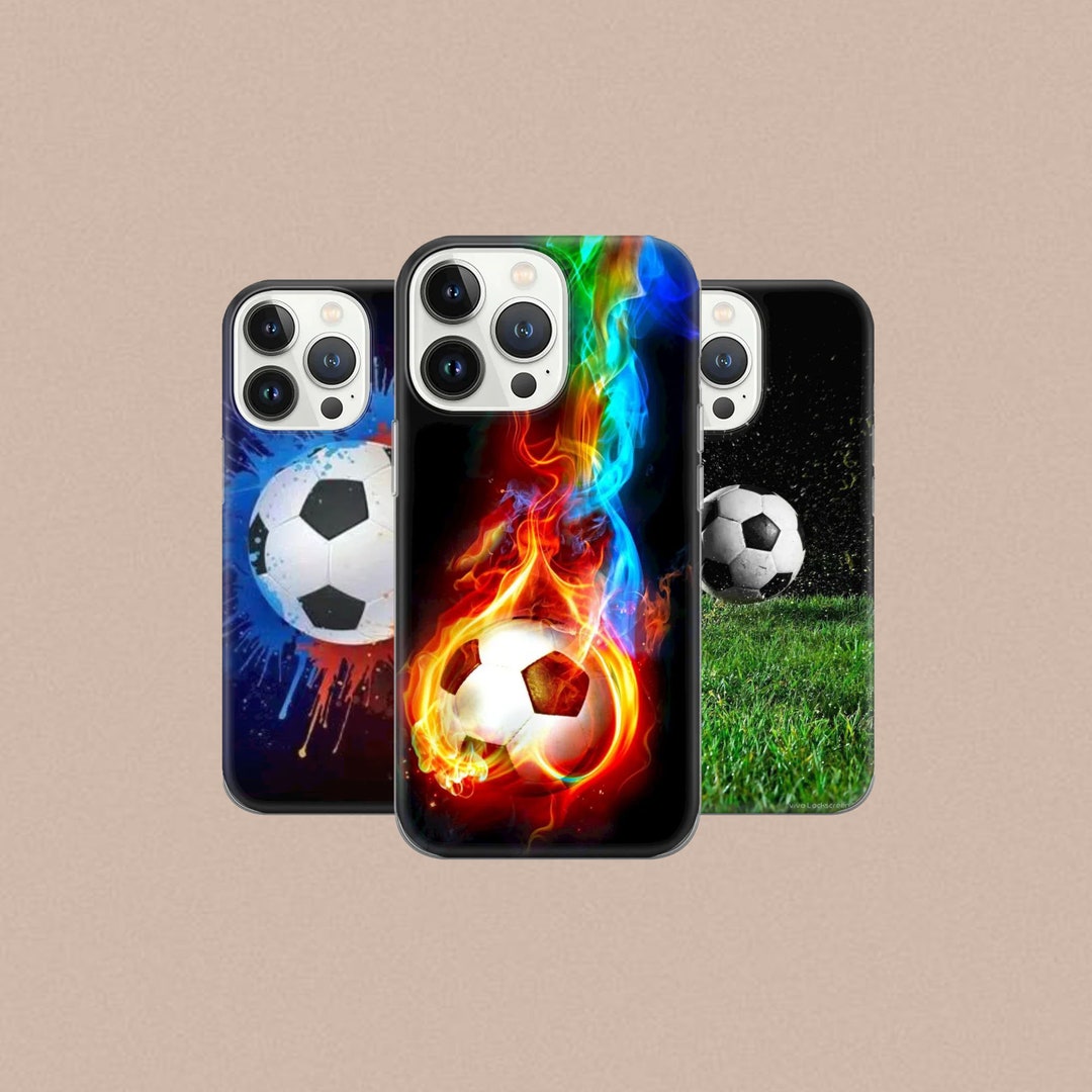 Sports Phone Soccer Ball Case Game Cover for iPhone 15 14 13 12 ...