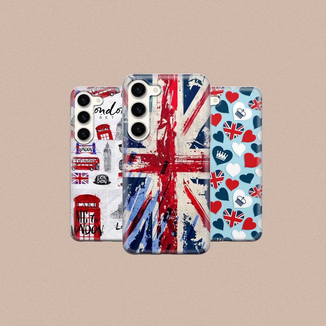 London Phone Case British Red White Blue Cover for Samsung Galaxy S24 ...