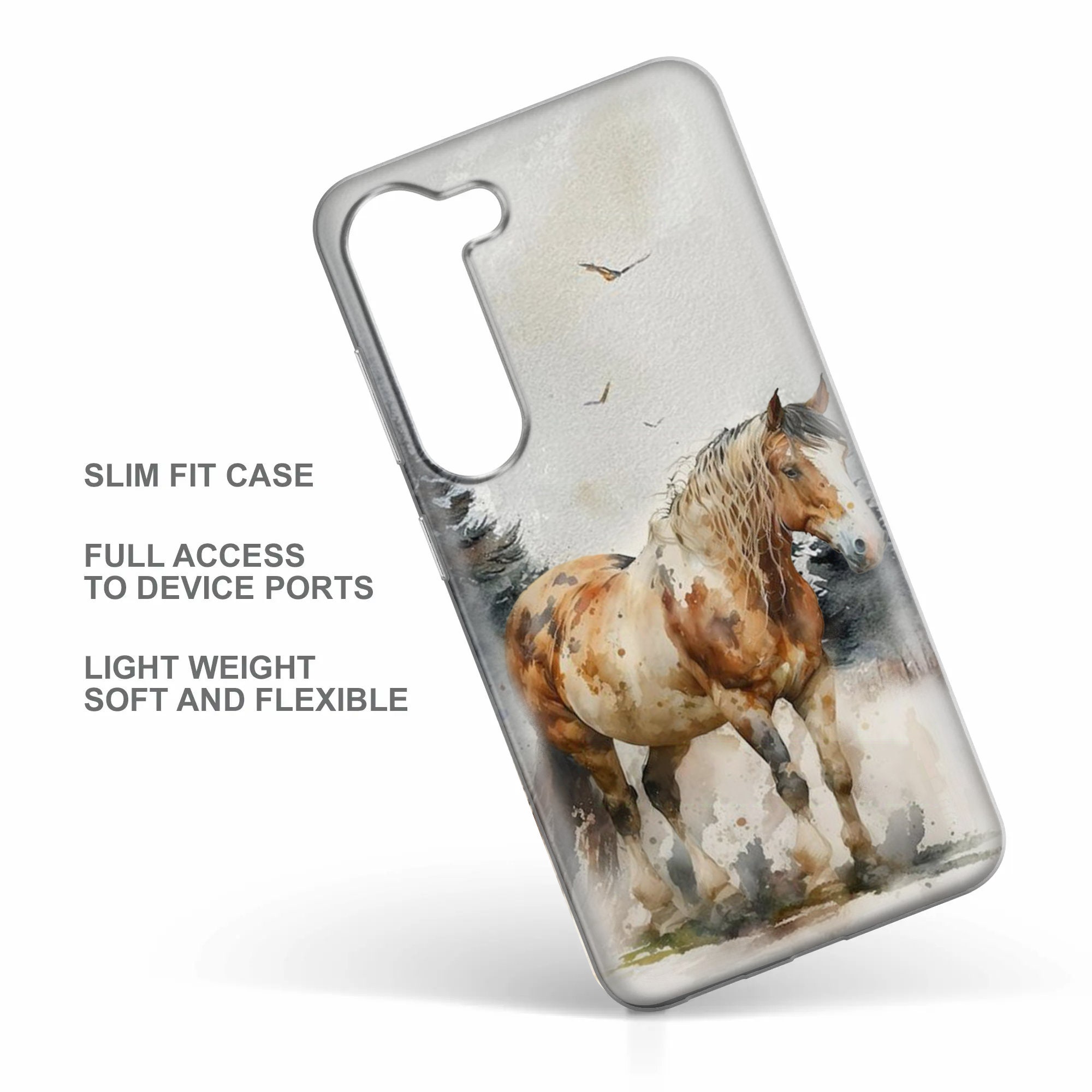 Wild Mustang Phone Case Horse Cover for Samsung Galaxy S24 S23 FE S22 ...
