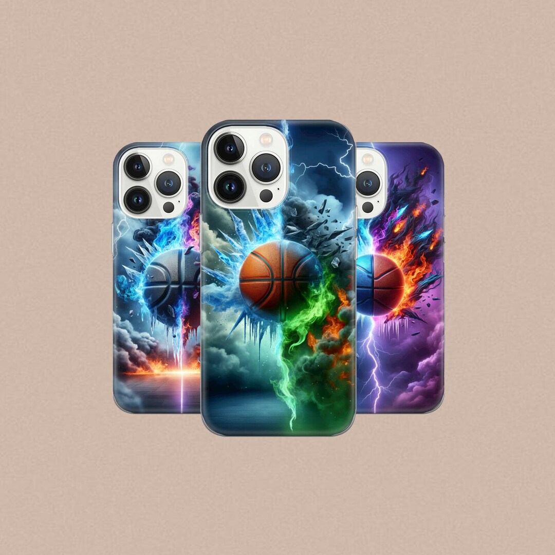 Basketball Ball Cover Sports Lover Case for iPhone 15 14 13 12, Samsung ...
