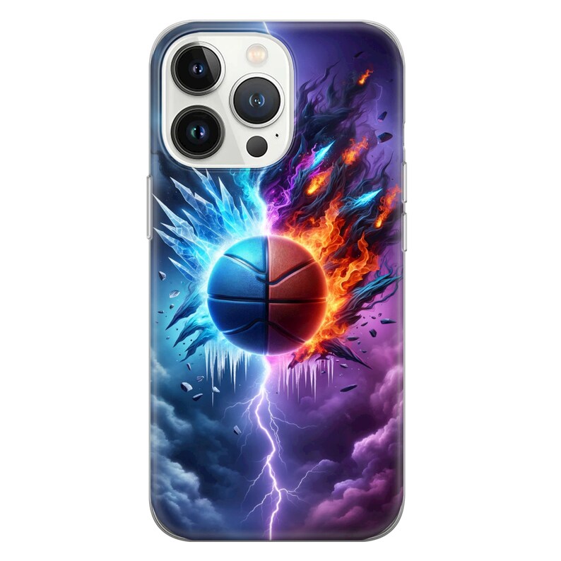 Basketball Ball Cover Sports Lover Case for iPhone 15 14 13 12, Samsung ...