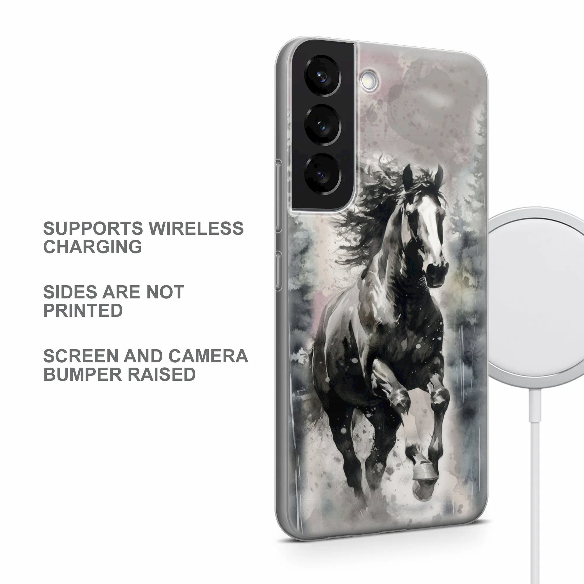 Wild Mustang Phone Case Horse Cover for Samsung Galaxy S24 S23 FE S22 ...