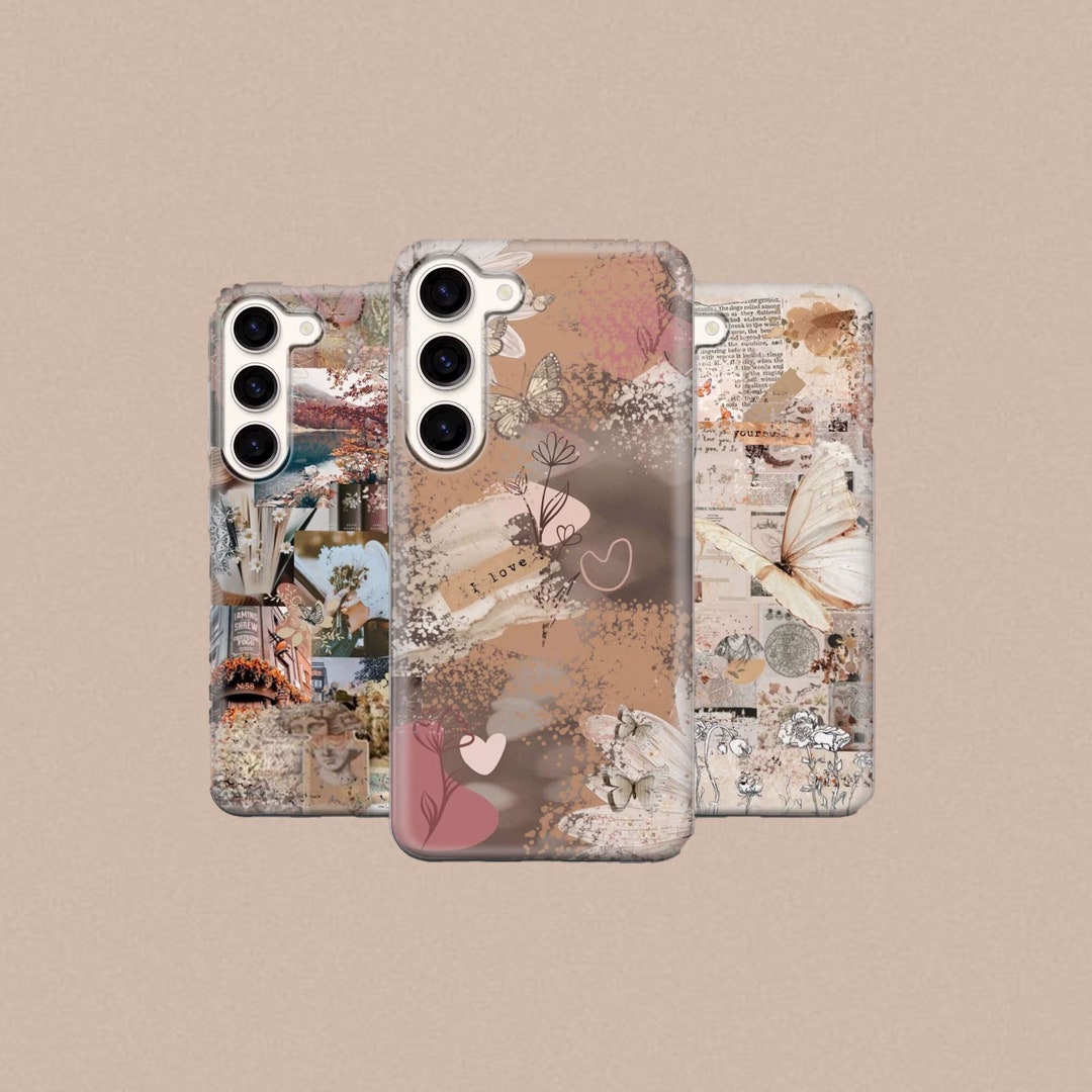 Pastel-colored Collage Life is Good Phone Case for Samsung Galaxy S24 ...