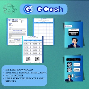 Gcash and Paymaya Transaction Record and Payslip / Payment Slip - Etsy