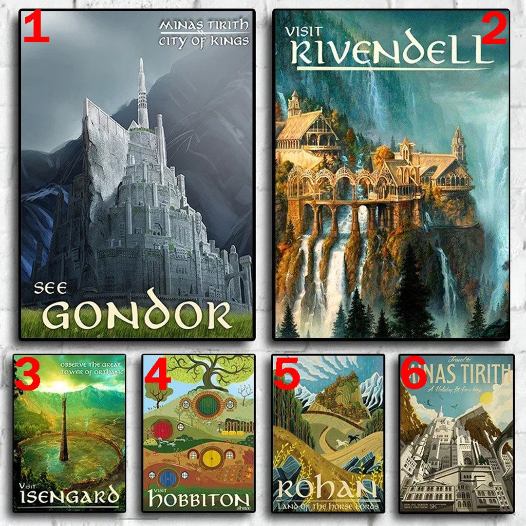 Movie Wall Art Famous Movie Painting Rohan Rakis Poster Landscape and ...