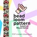 Amanita Mushroom Loom Beading Patterns Bracelet Bead Loom Pattern Based ...