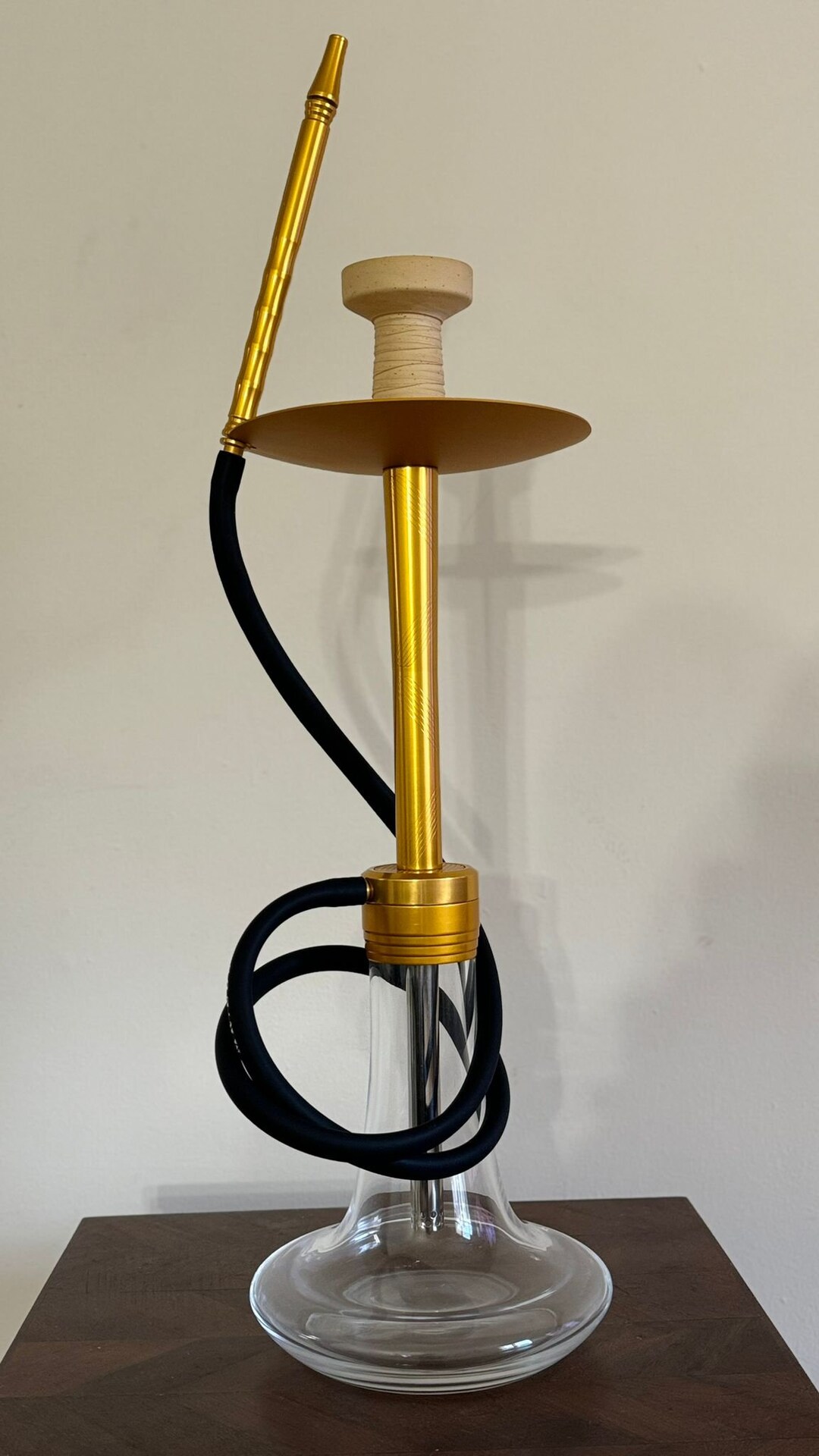 Hookah Steel Golden Hookah Set /shisha Set - Etsy