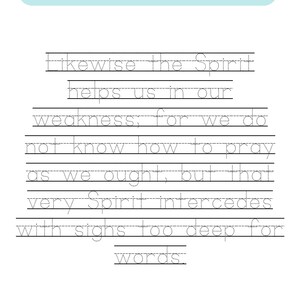 Encouraging Bible Verses Copywork - Etsy