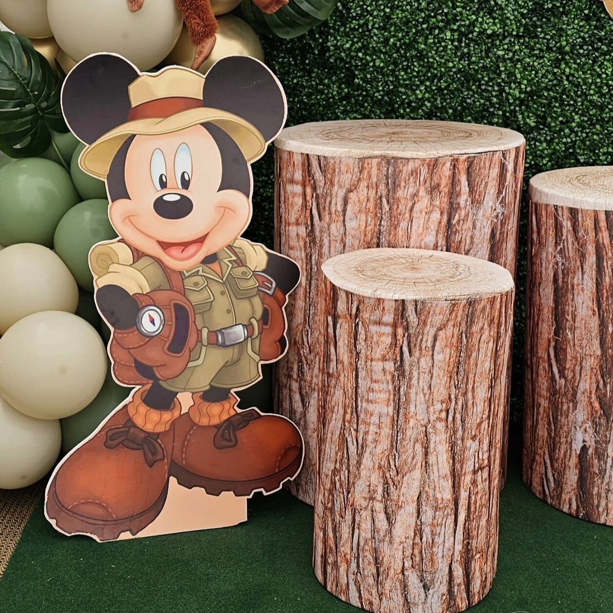 Mickey Safari Birthday Party Props, Mickey Mouse Party Decorations ...
