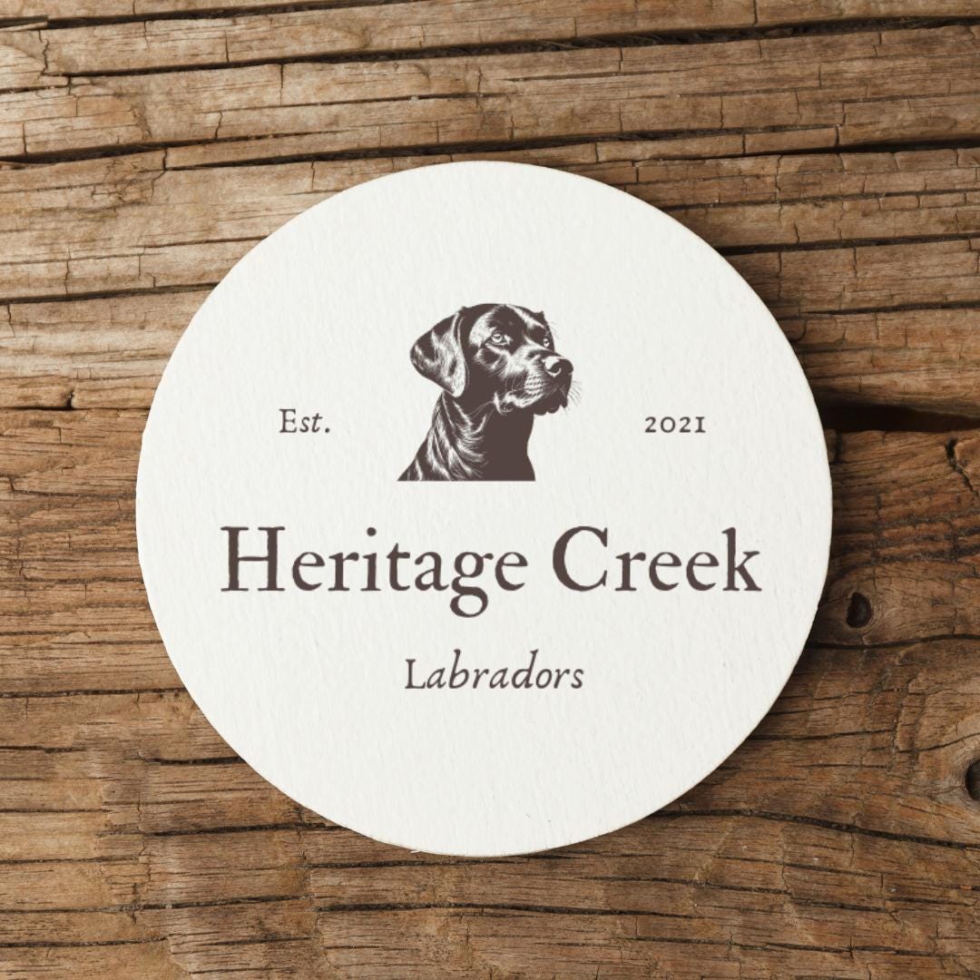 Dog Breeder Logo, Dog Logo, Labrador Logo, Breeder Logo, Canva Logo ...