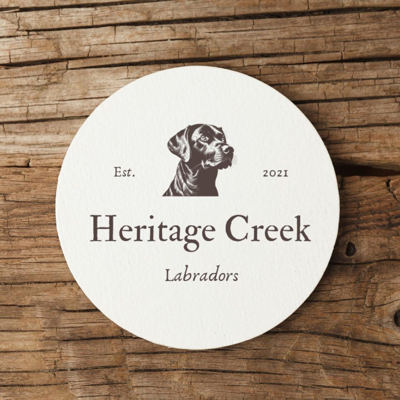 Dog Breeder Logo, Dog Logo, Labrador Logo, Breeder Logo, Canva Logo ...