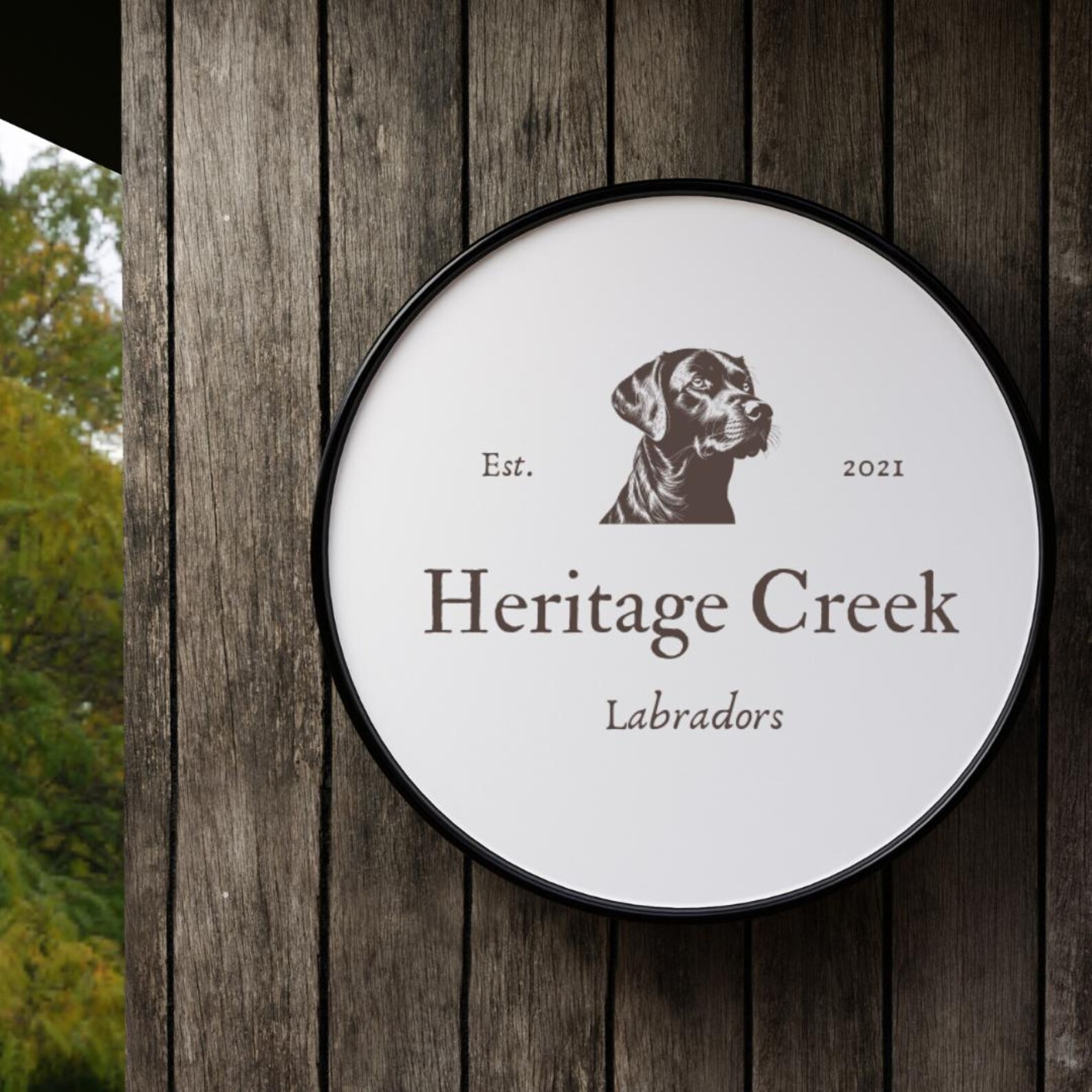 Dog Breeder Logo, Dog Logo, Labrador Logo, Breeder Logo, Canva Logo ...