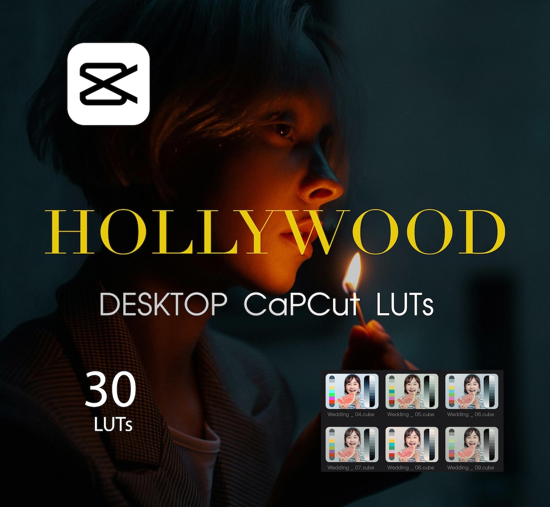 30 Hollywood Luts for Capcut Desktop, Cinematic Color Grading (digital ...