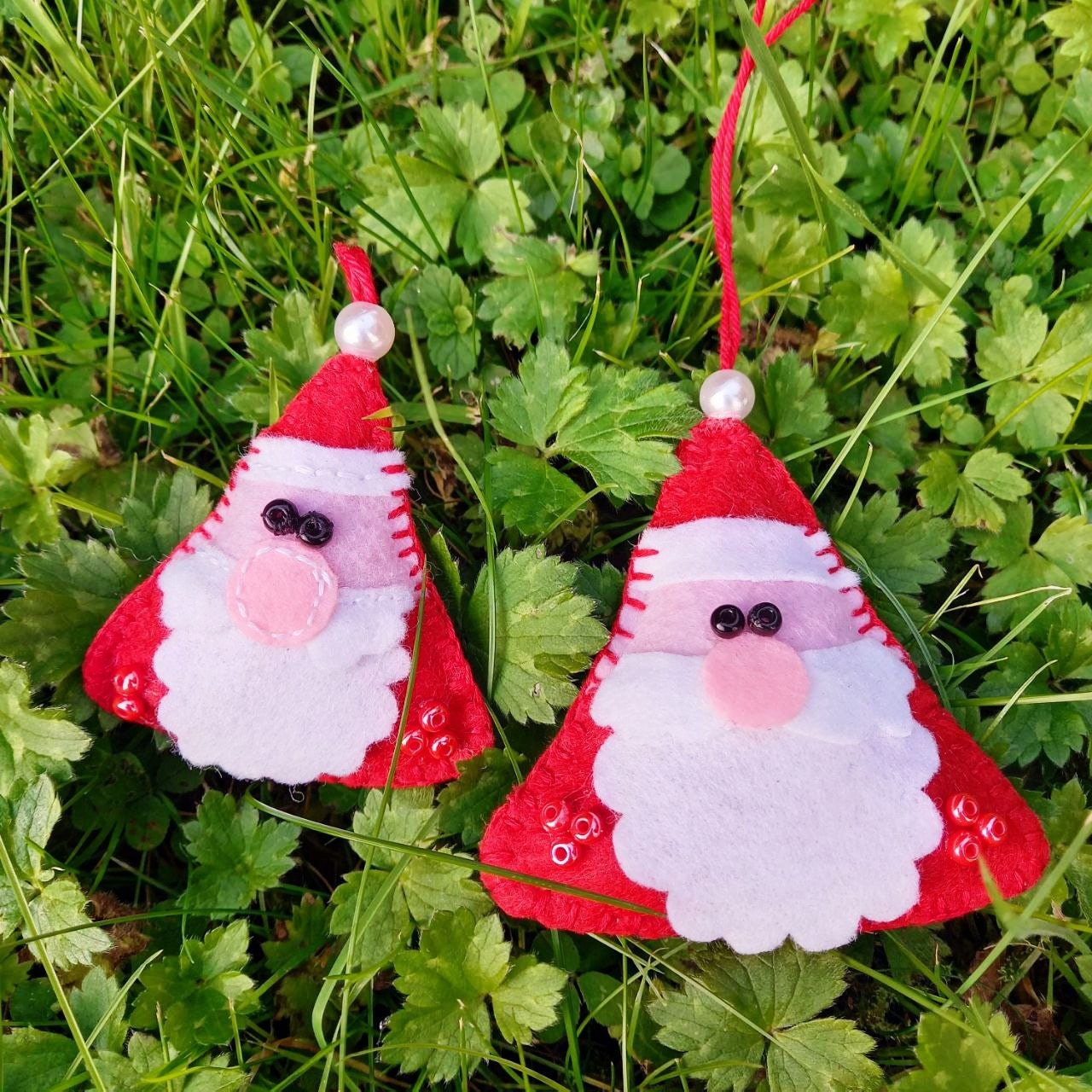 Felt Santa Claus Sewing Pattern, Felt PDF Tutorial. Make Your Own Felt ...