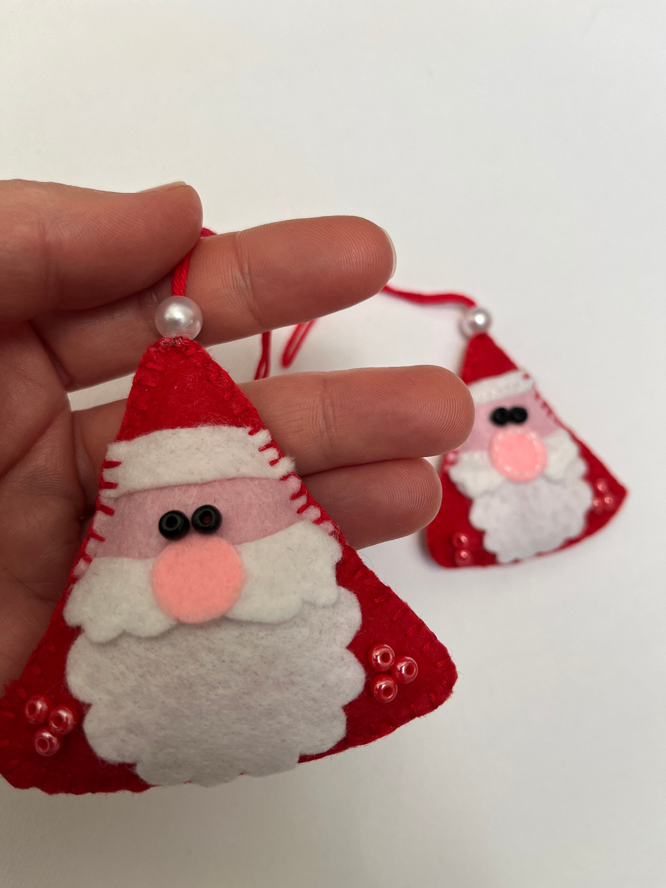 Felt Santa Claus Sewing Pattern, Felt PDF Tutorial. Make Your Own Felt ...