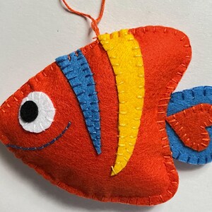Felt Fishes Sewing Pattern, Felt PDF Tutorial. Make Your Own Felt Fish ...