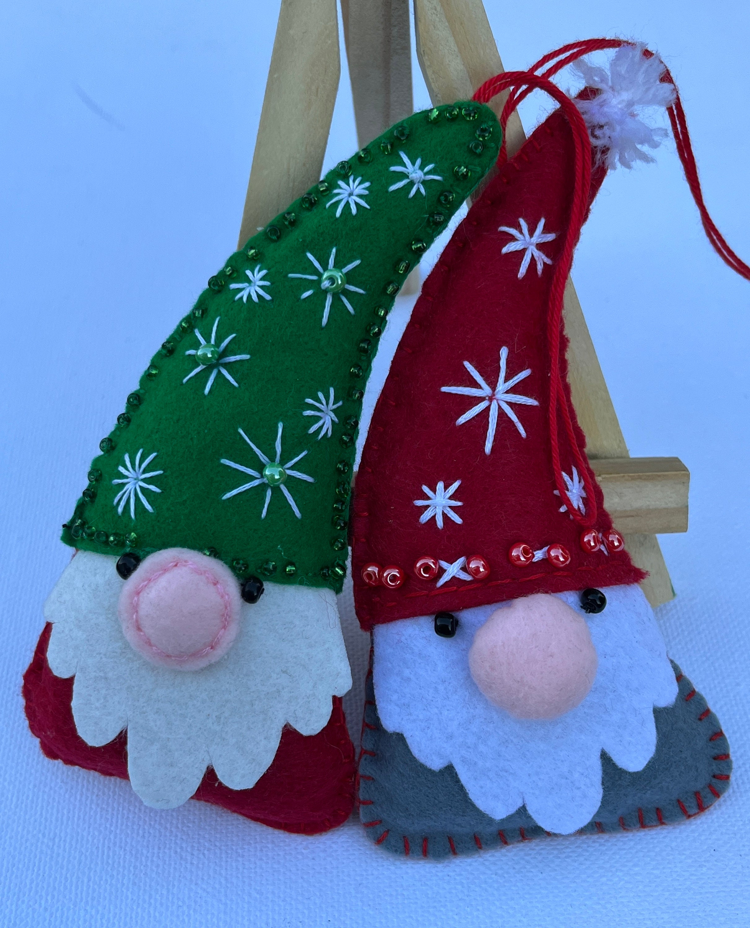Felt Gnome Sewing Pattern, Felt PDF Tutorial. Make Your Own Felt Gnome ...